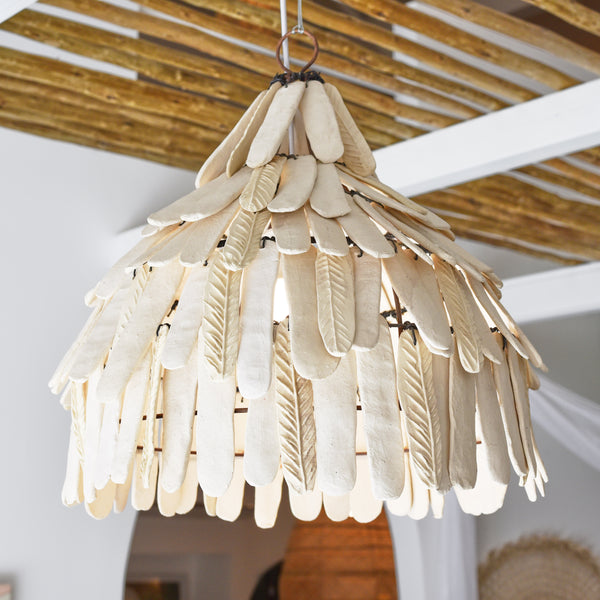 Clay Thatch Dome Light Shade - TRIBE